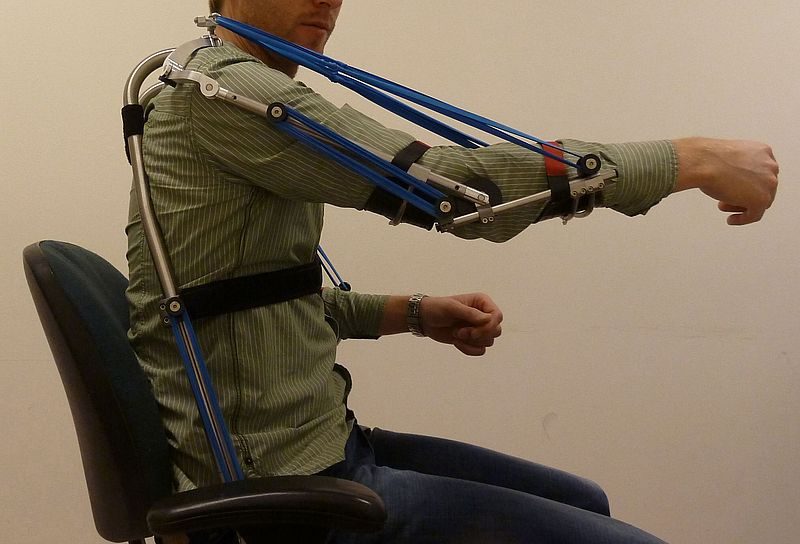 Duchenne patients helped by robot arm · RoboHouse