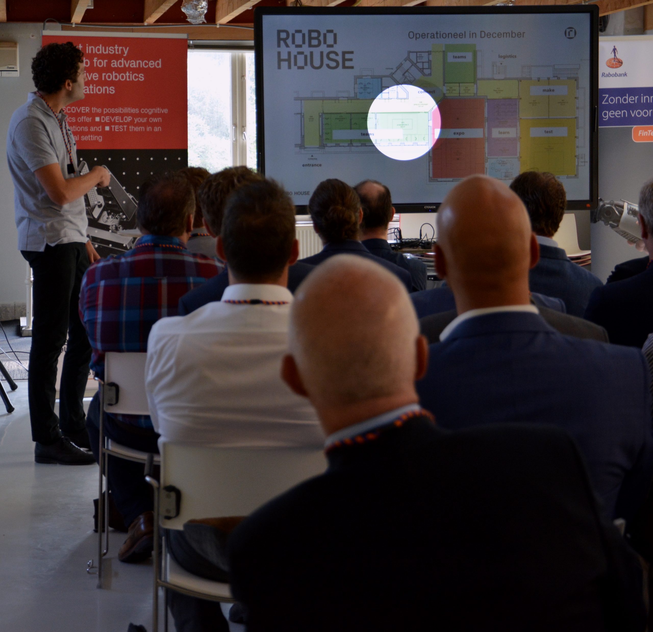 Kick-off Rabo Robo Challenge in RoboHouse · RoboHouse